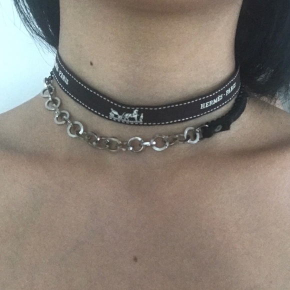 Hermes | Accessories | Hermes Authentic Iconic Brown Bolduc Ribbon 8 ...